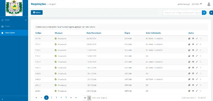 Sistemas | Odoo | Detran-AP
